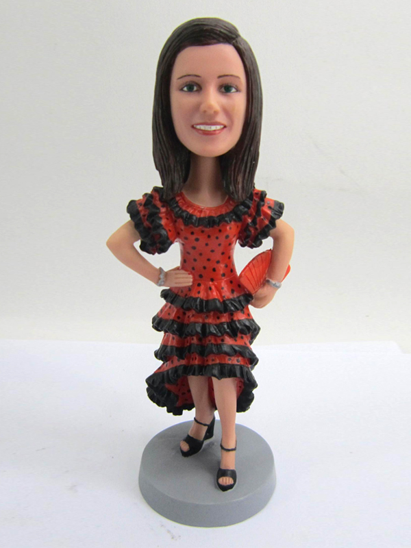 Female country dancer bobblehead 2230 | Custom Bobbleheads & Group ...