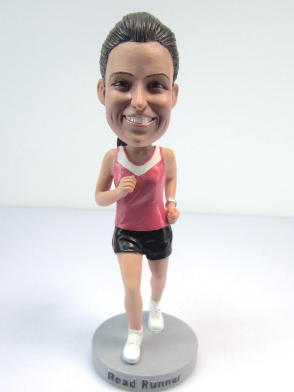 Female runner bobblehead 2531 | Custom Bobbleheads & Group Orders ...