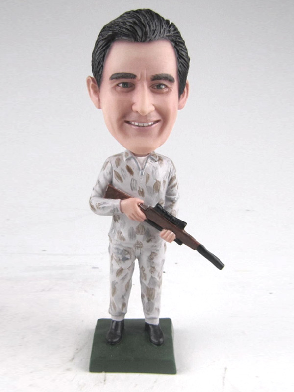 Male hunter bobblehead 1175 | Custom Bobbleheads & Group Orders ...