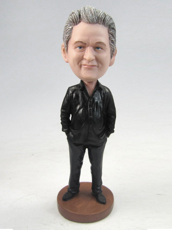 Male bobblehead with hands in pockets 3459 | Custom Bobbleheads & Group ...