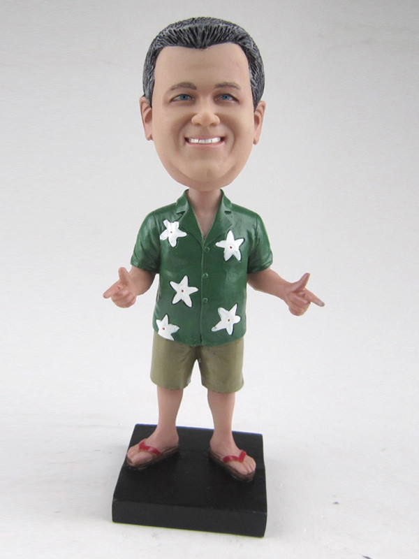 Male bobblehead pointing fingers 4400 | Custom Bobbleheads & Group ...